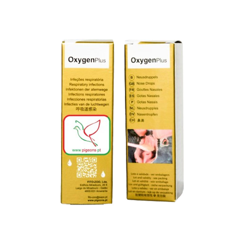OxygenPlus, Oxygenplus gotas nasais para pombos e outras aves